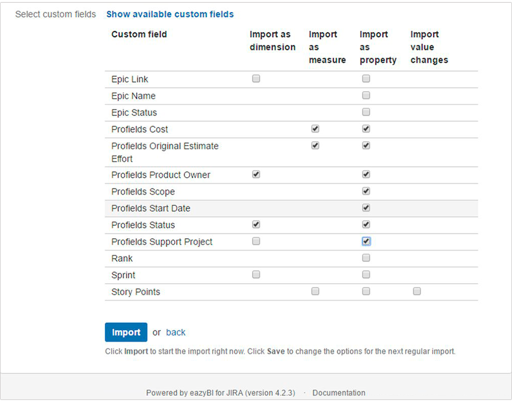 Jira project reports: Integrate eazyBI & Projectrak (formerly Profields)